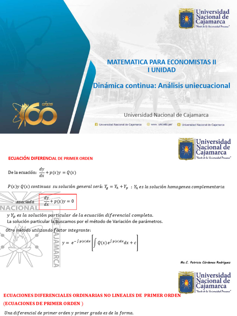 S51 Ecuación Diferencial De Primer Orden Pdf Ecuaciones 9361