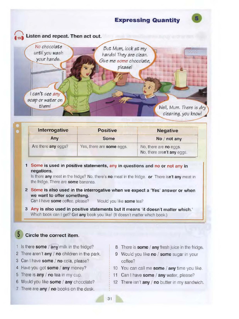Bài 3 Expressing Quantity - Indefinite Pronoun | PDF