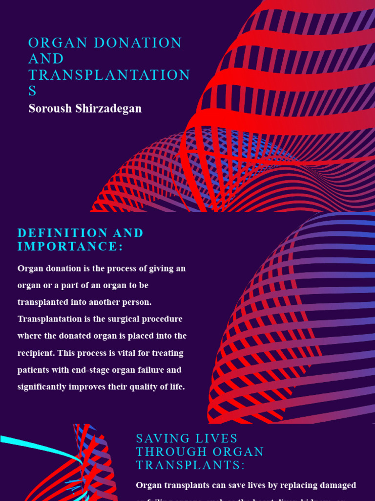 Organ Donation and Transplantations | PDF | Organ Donation | Organ ...