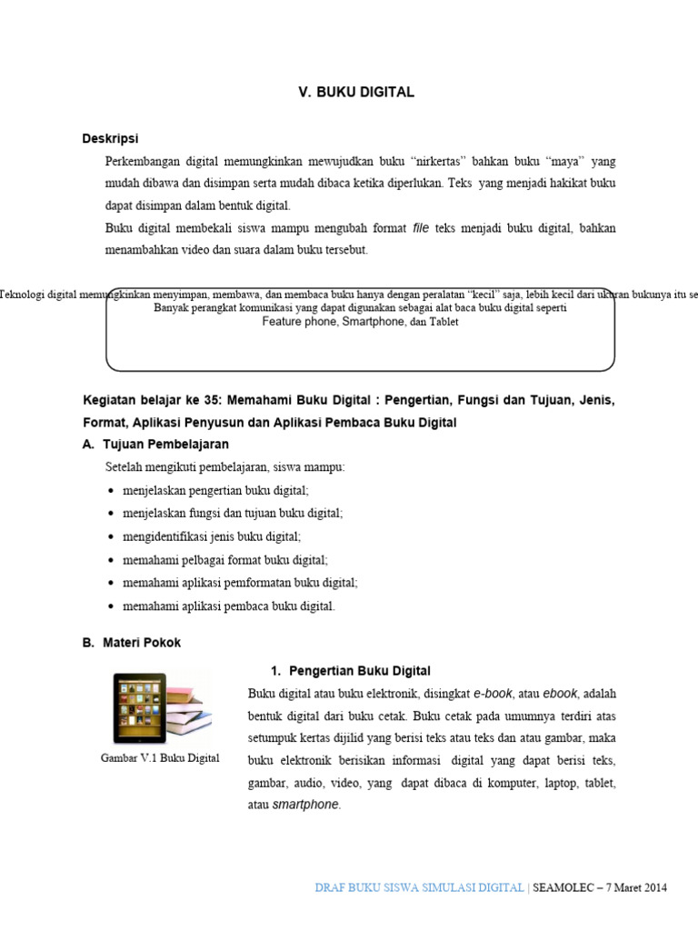 Panduan Buku Digital untuk Siswa | PDF