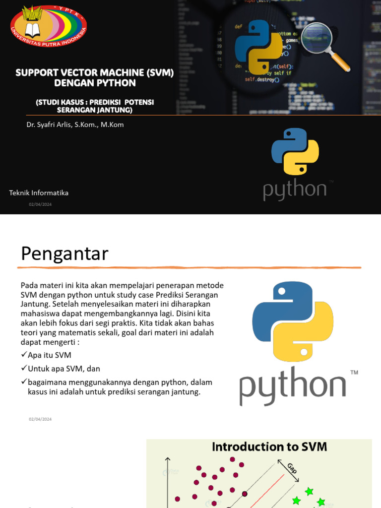 Praktek SVM Dengan Pyhton | PDF
