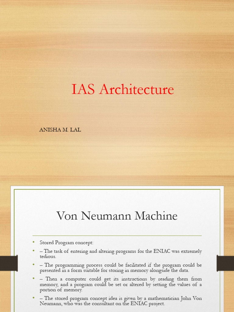 Overview of IAS Architecture and Operations | PDF | Bit | Central Processing Unit