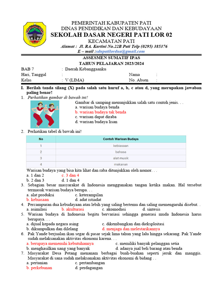 PH Ipas Bab 7 Daerah Kebanggaanku | PDF | Perjalanan