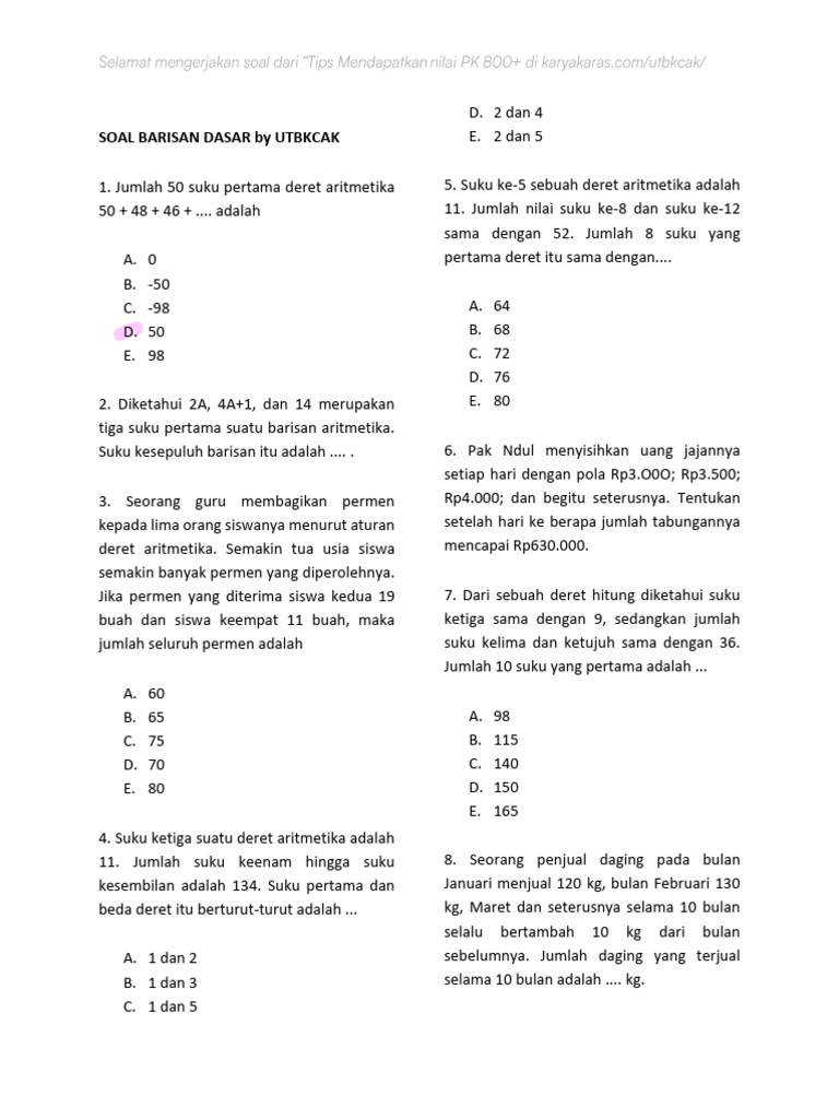 Soal Utbk | PDF