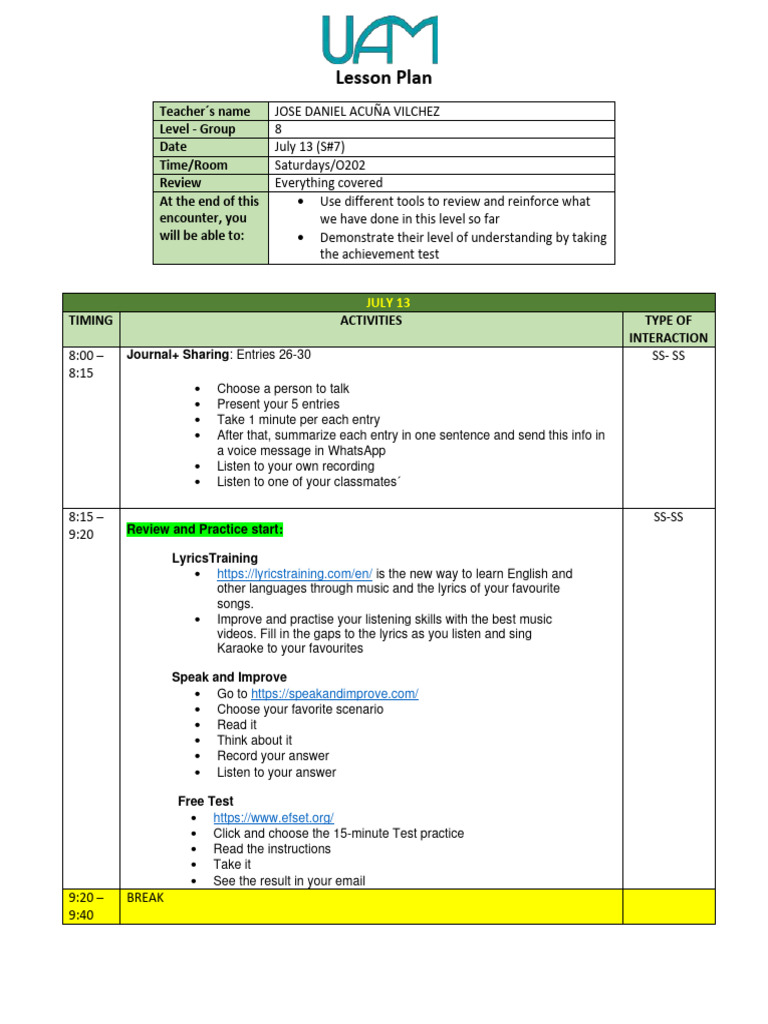 Sat#7 - LP - Level 8 - July 13 | PDF | Cognitive Science | Behavior ...