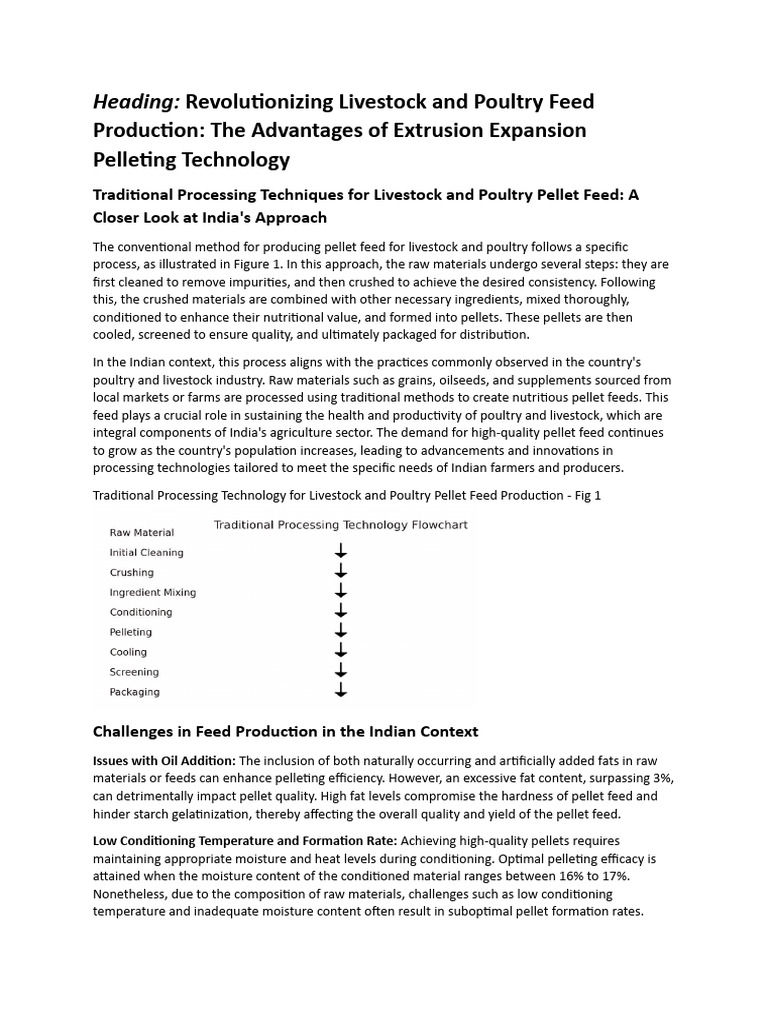 Revolutionizing Livestock and Poultry Feed Production - The Advantages ... Revolutionizing Livestock and Poultry Feed Production - The Advantages ...