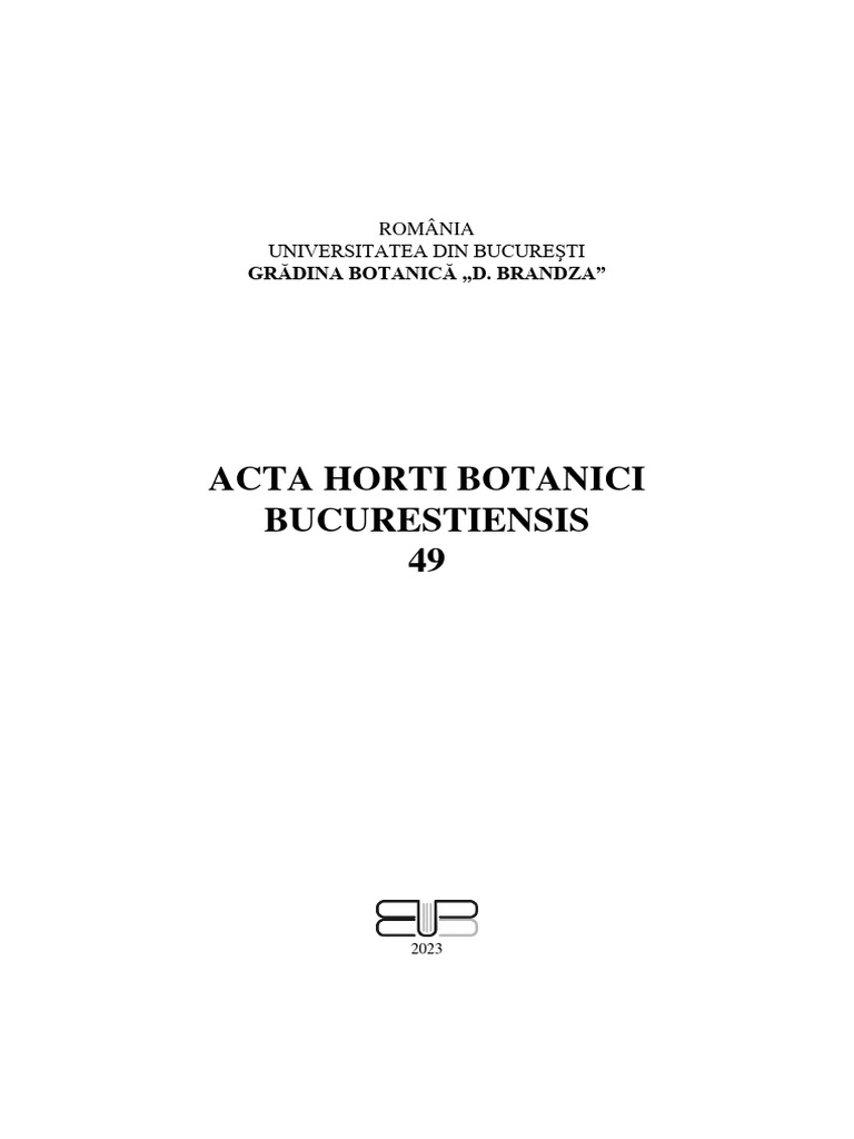 Acta Bot 2023 | Download Free PDF | Plant Stem | Root