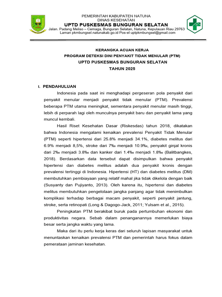 KAK Program PTM 2025 | PDF