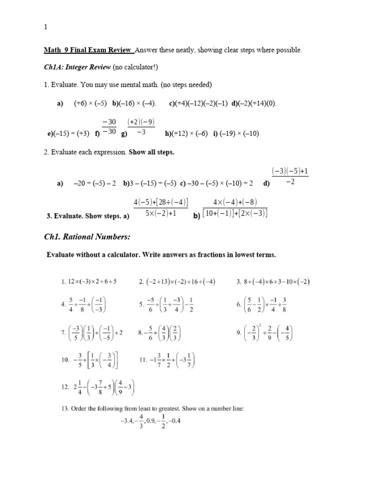 Grade 9 Math Exam Review | PDF | Polynomial | Surveying