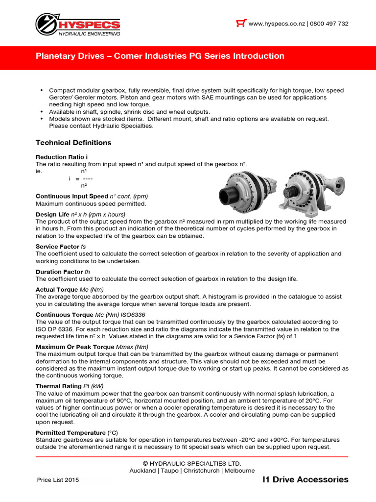 Hyspecs NZ Drive Accessories - 2015 | PDF | Horsepower | Machines