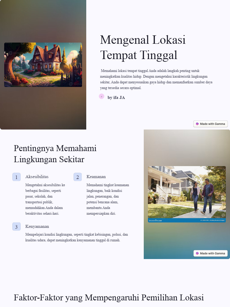 Mengenal Lokasi Tempat Tinggal | PDF