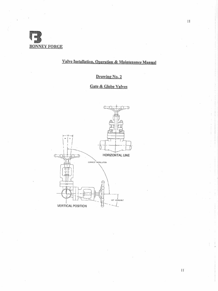 Installation of Gate Valve | PDF