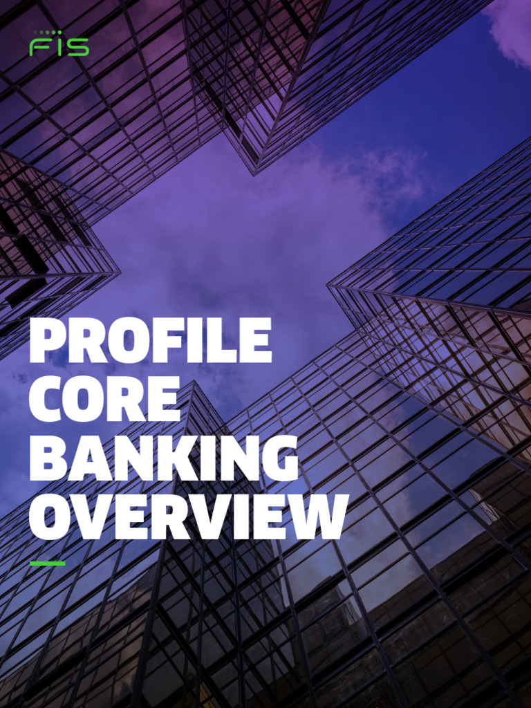 Profile Core Banking Brochure | PDF | Cloud Computing | Integrated ...