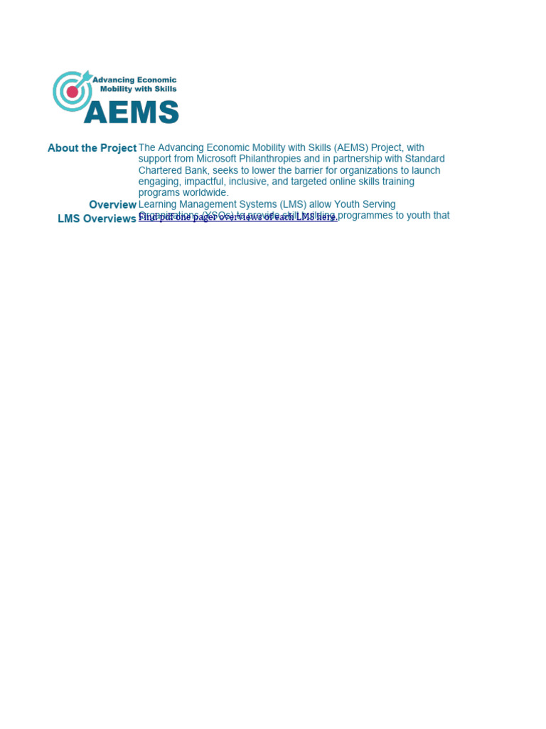 5a LMS Matrix Excel - Final - 0 | PDF | Moodle | Computing