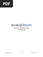 ExacqVision Full Screen Shortcut Guide | PDF