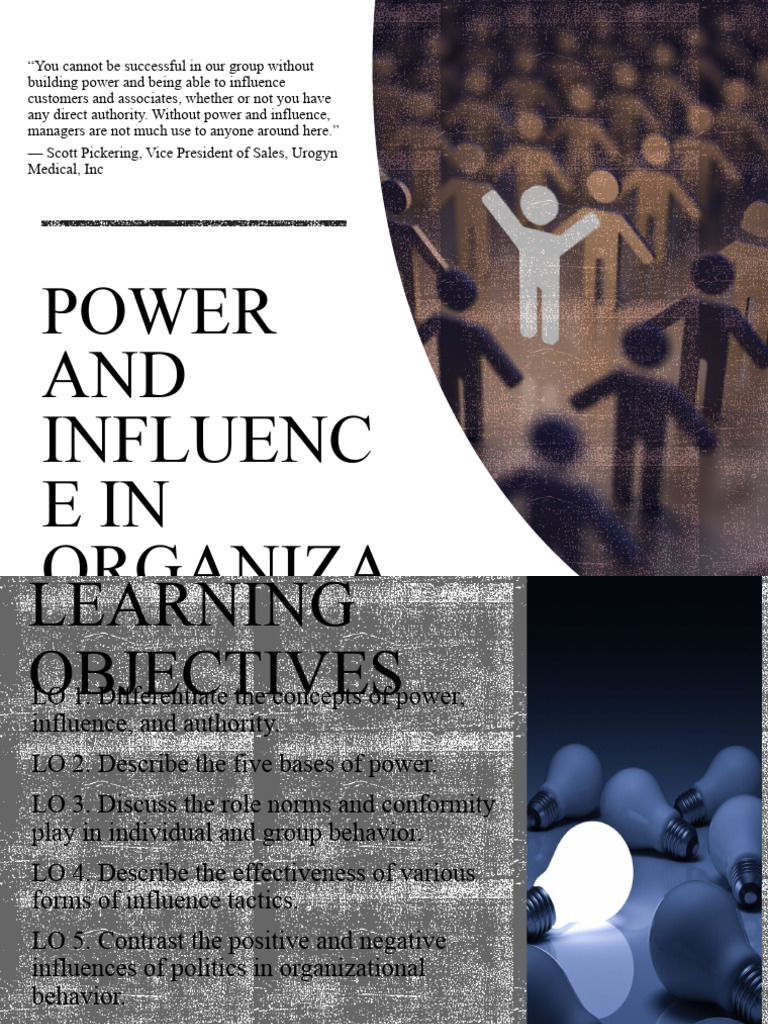 Power and Influence FINAL | PDF | Power (Social And Political) | Etiquette