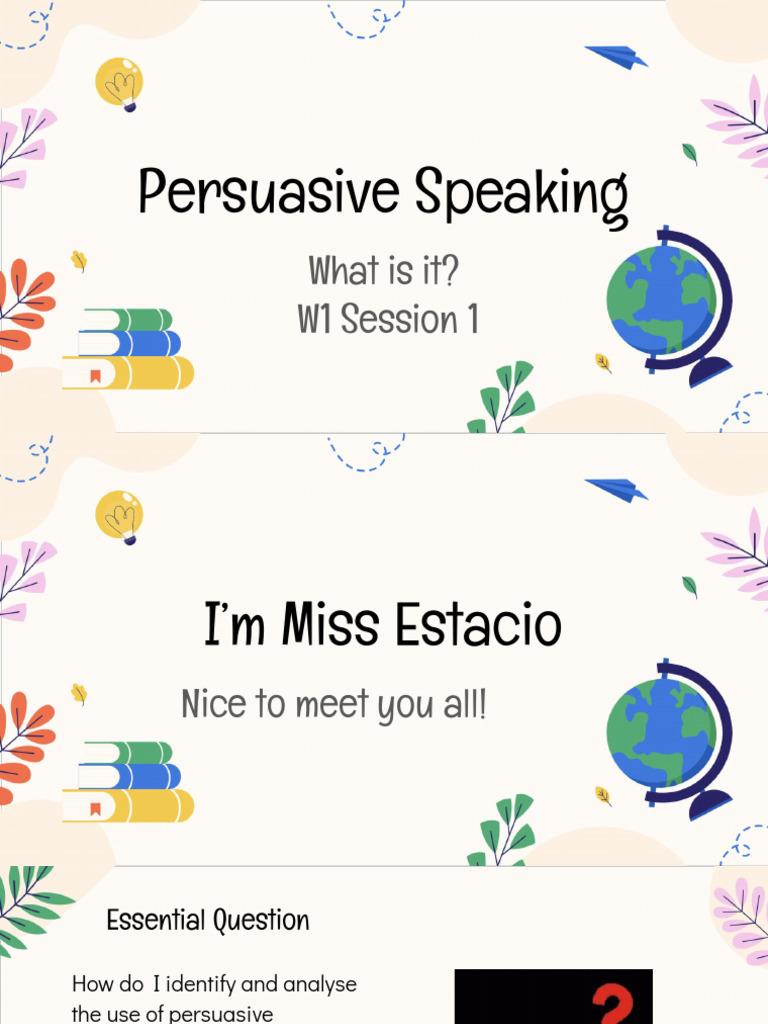 Mastering Persuasive Speaking Techniques | PDF | Persuasion | Argument