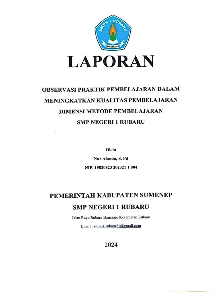 Laporan PMM - Alam | PDF