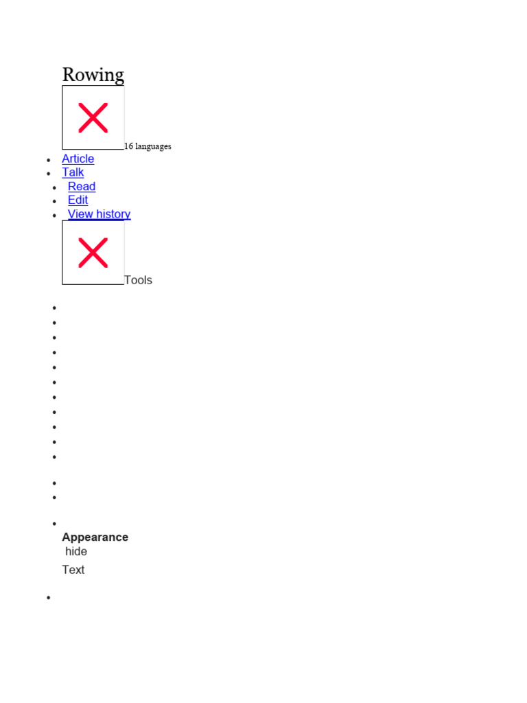Rowing | PDF | Rowing | Oar