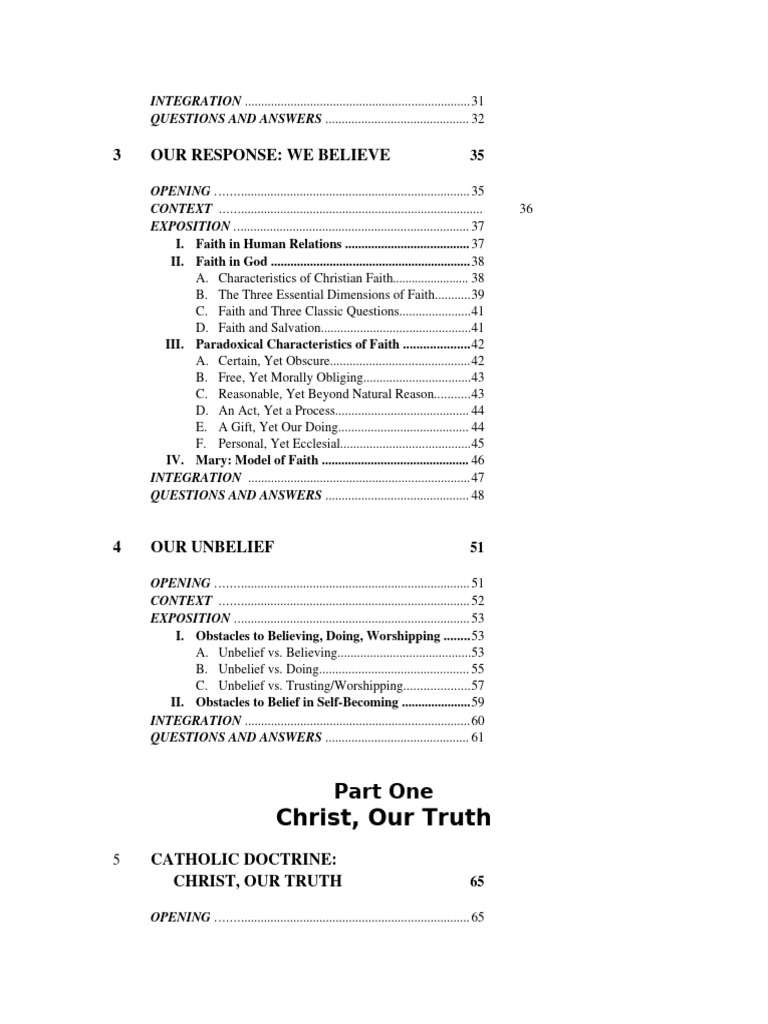 Catechism For Fil | PDF | Faith | Christian Denominational Families