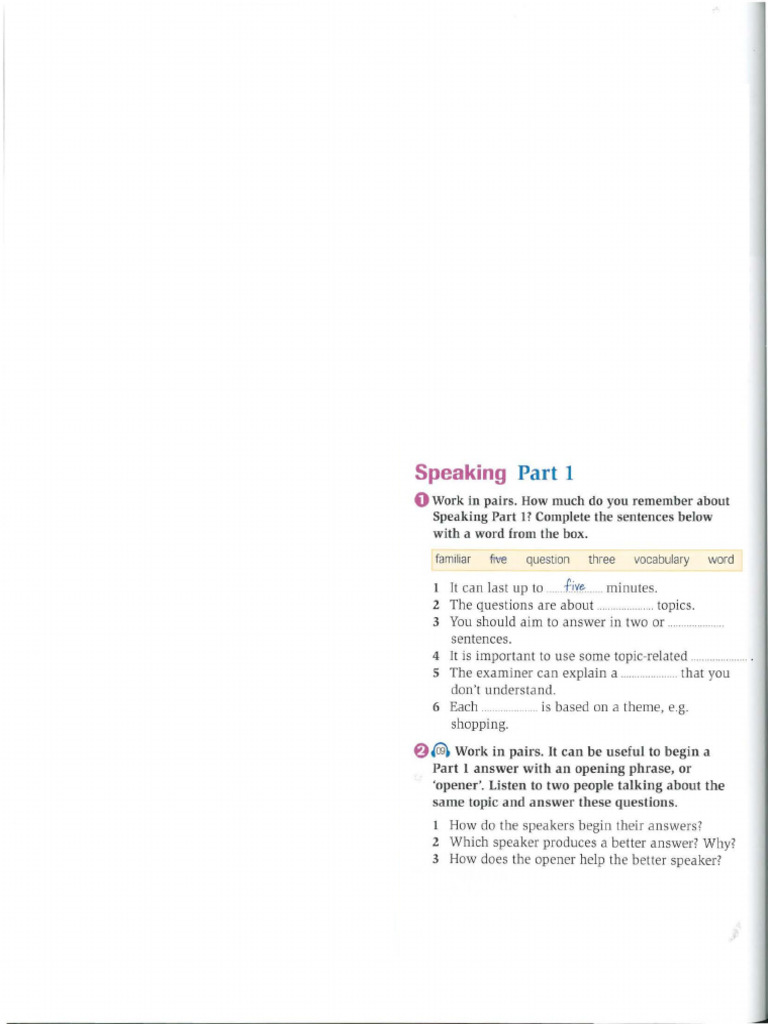 SS4_Speaking | PDF | Question | Cognition