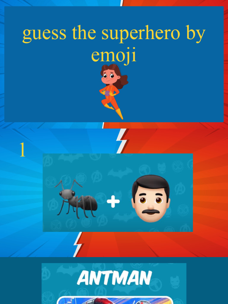 Emoji Superhero Quiz | PDF