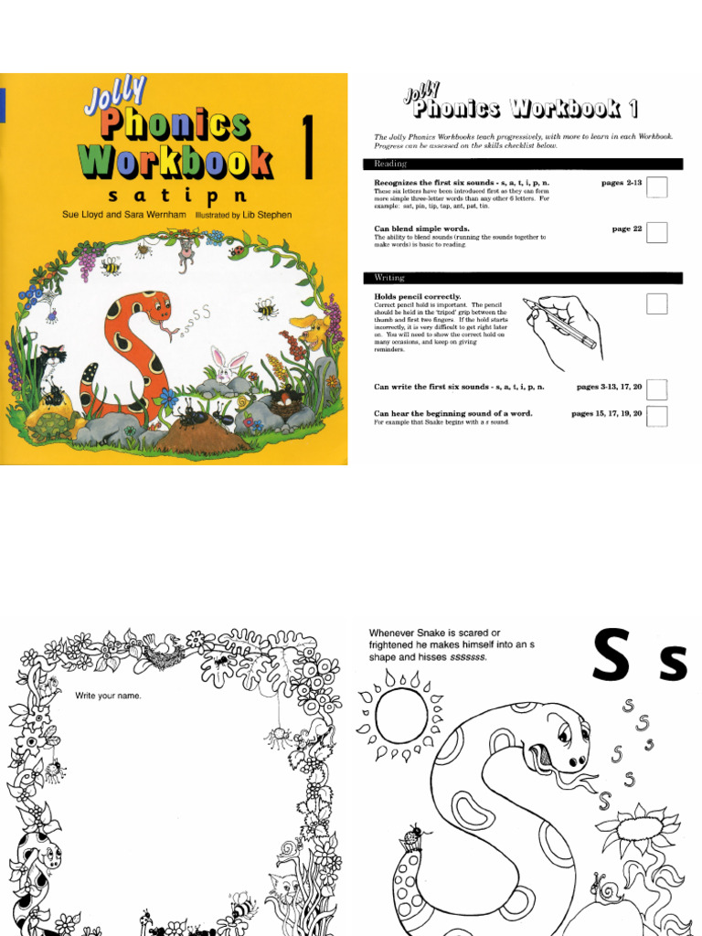 Jolly Phonics Workbook 1 | PDF