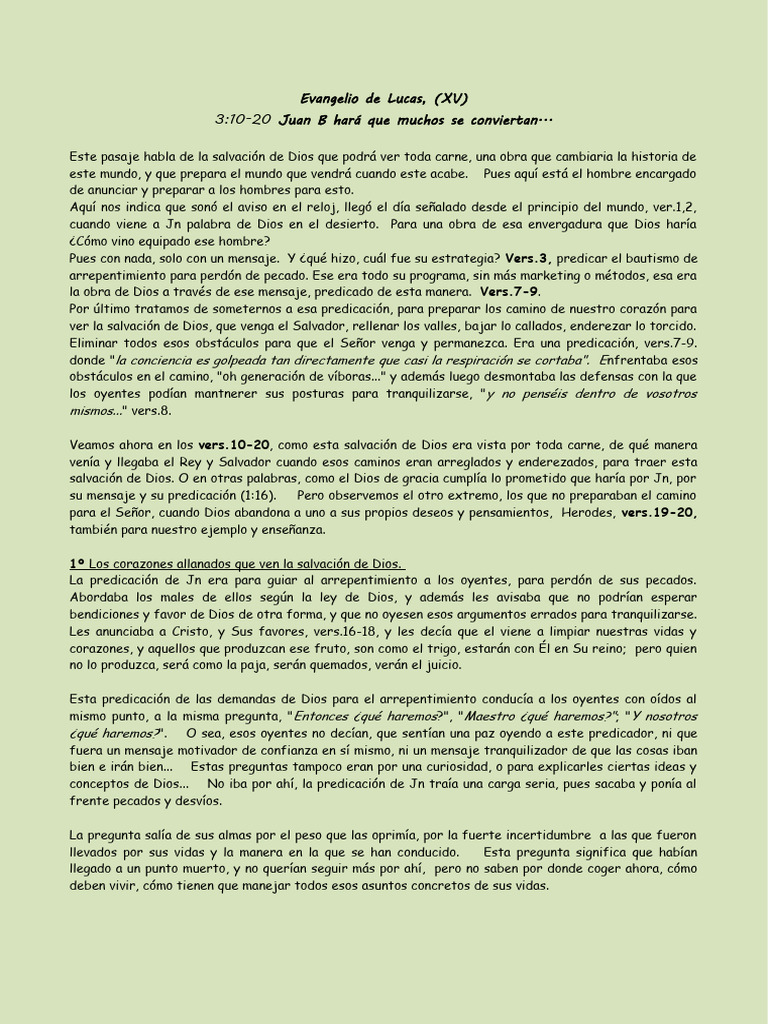 15 Juan B Hará Que Muchos Se Conviertan... | PDF | Perdón | Pecado