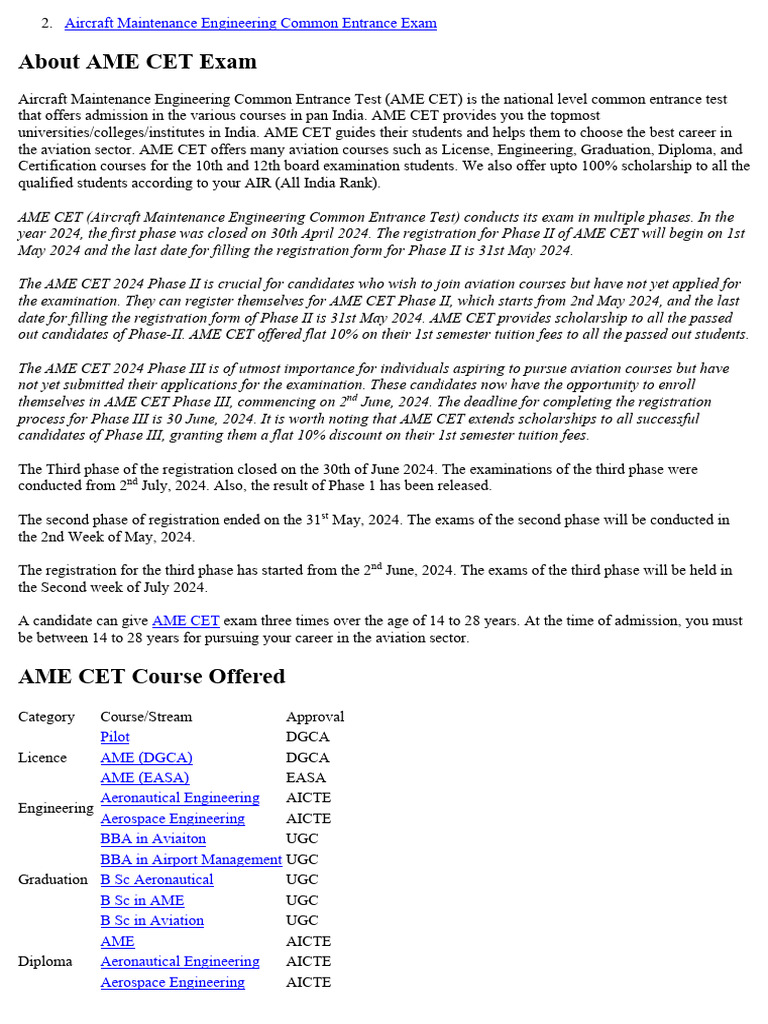 ame cet exam | PDF | Chemical Reactions | Chemistry
