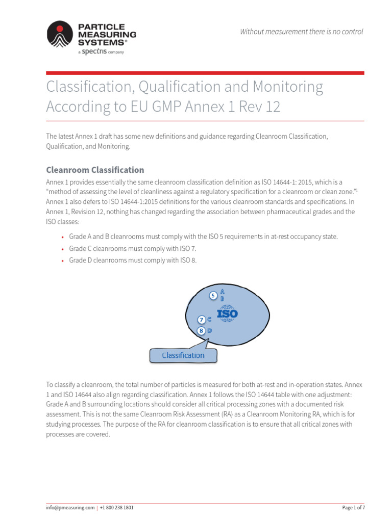 PMS Classification, Qualification and Monitoring | PDF
