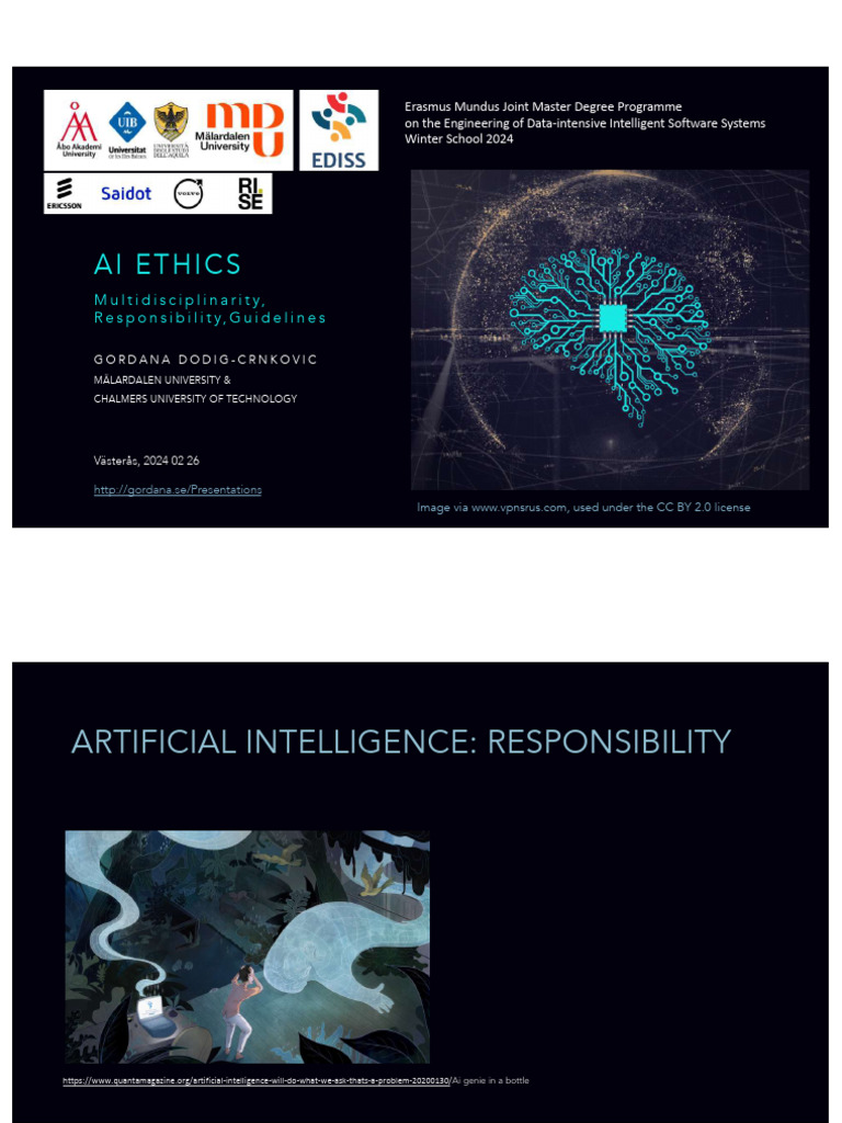 AI Ethics: Responsibility and Guidelines | PDF | Artificial ...