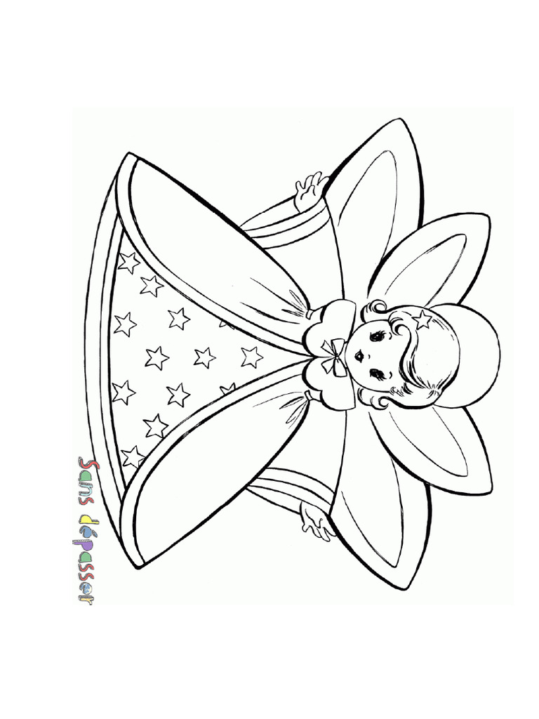 Imprimer Coloriage - Marraine La Fee 412 | PDF