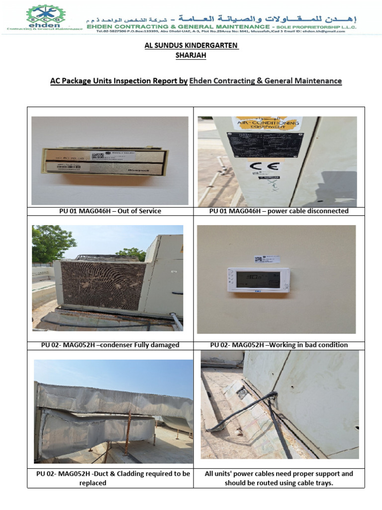 Al SUNDUS AC REPORT | PDF | Energy Technology | Building Engineering