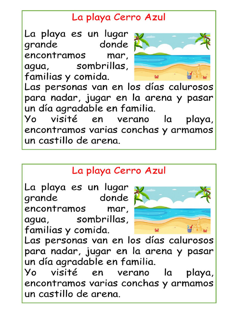 Descripción De Un Lugar