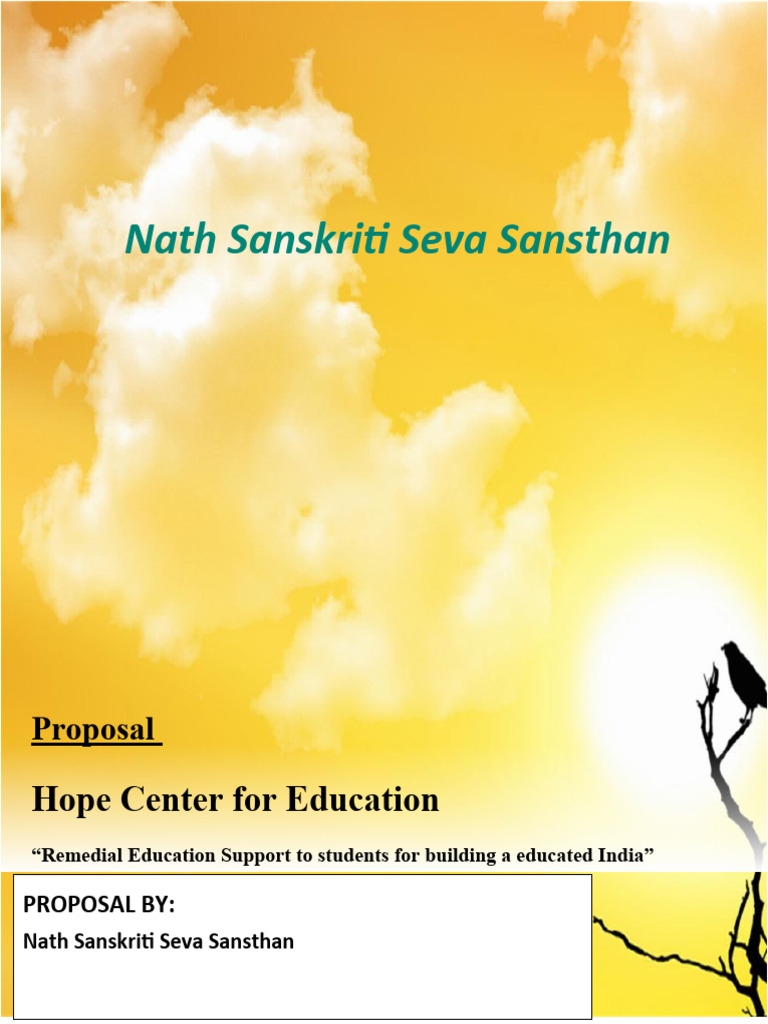 Hope Center for Remedial Education | PDF | Teachers | Critical Thinking