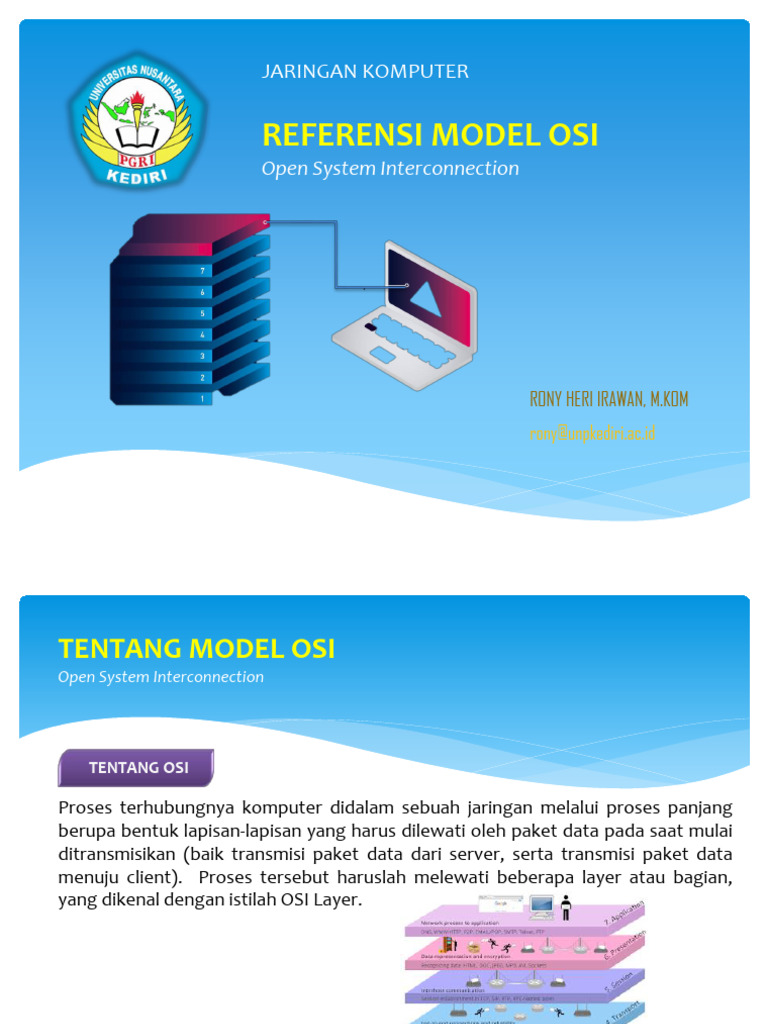 Referensi Model OSI | PDF | Komputer