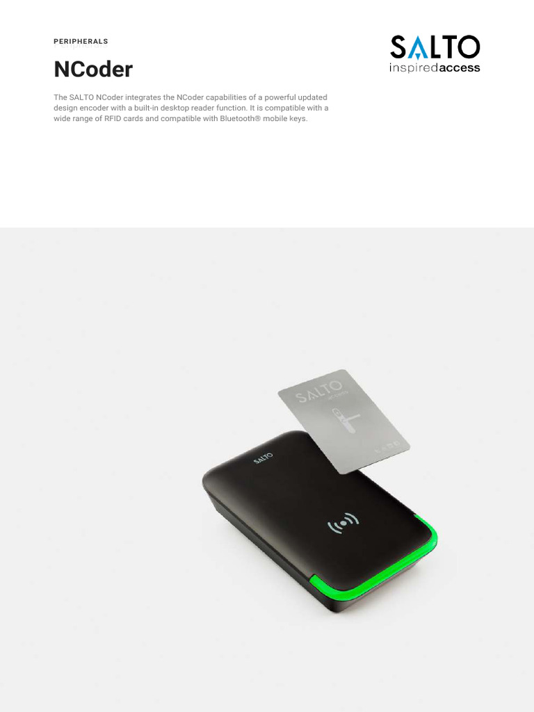 NCoder Datasheet en | PDF | Computer Networking | Computer Science