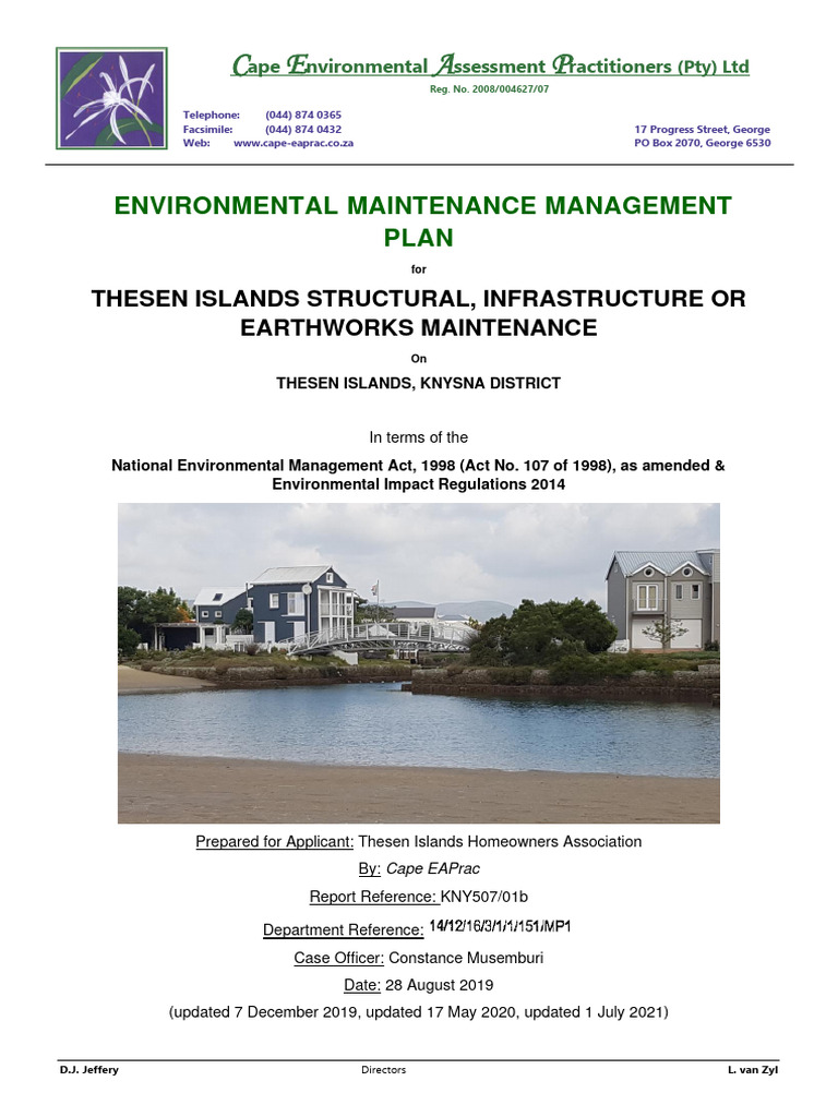 Maintenance Assessment Download Free Pdf Environmental Impact