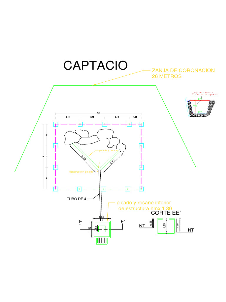 Plano Captacion Pampa Monte | PDF