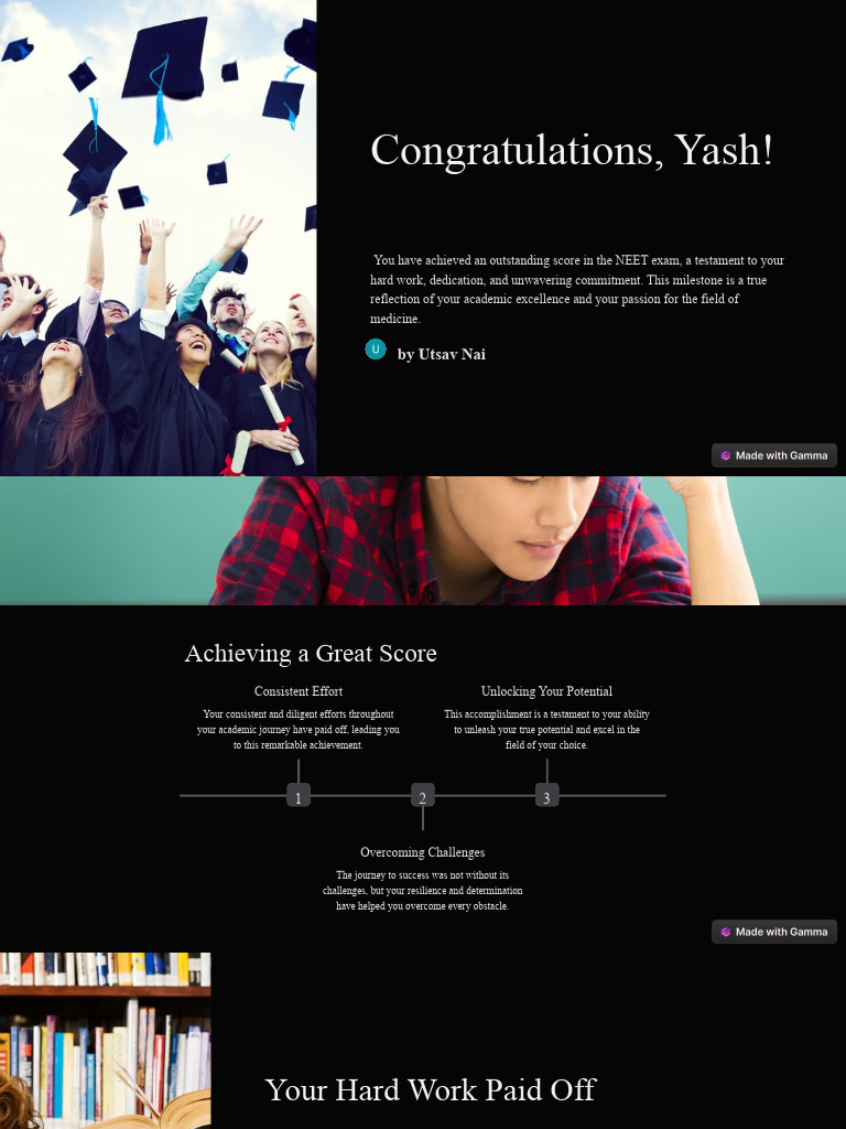 Congratulations Yash | PDF | Mentorship | Psychology