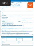 Application Form For A Driving Licence D401: Part 1: Personal Details | PDF | Driver's License ...
