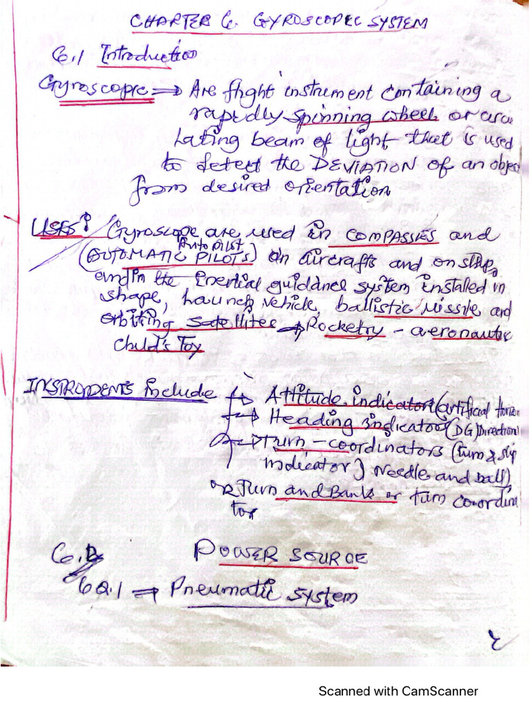 Gyroscope Notes 6 | PDF