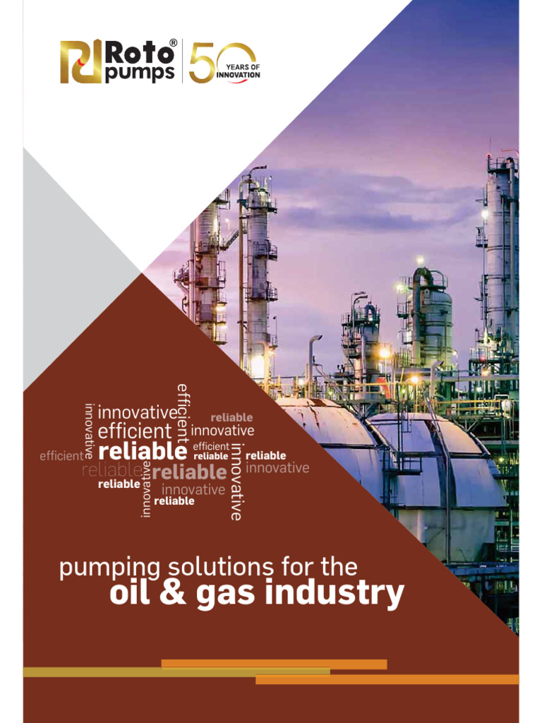 Oil and Gas Brochure | PDF | Pump | Enhanced Oil Recovery