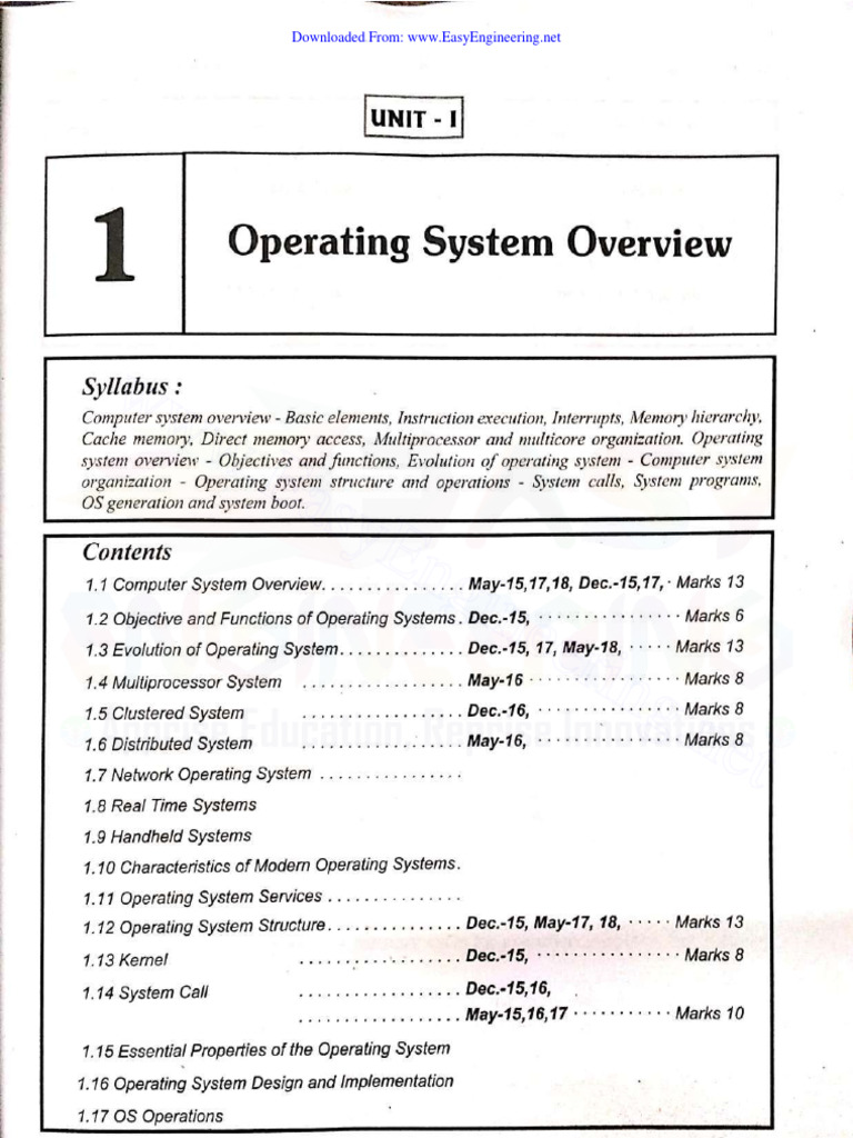 CS8493 Unit 1 | PDF