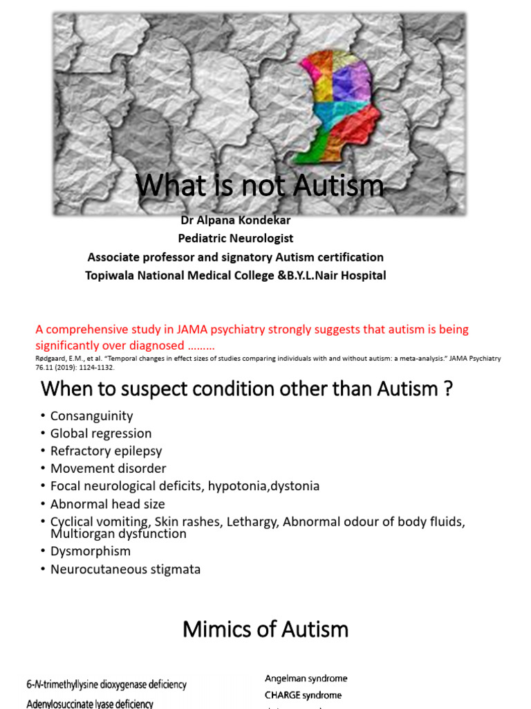 What Is Not Autism | PDF | Epilepsy | Autism Spectrum