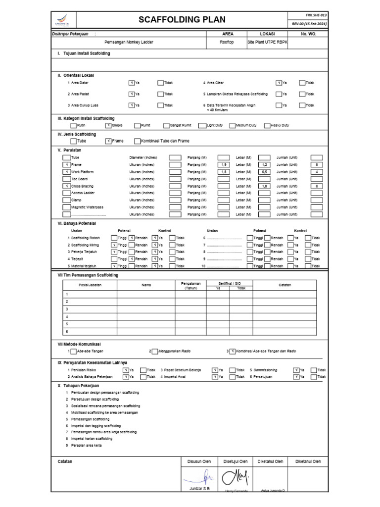 Scaffolding Plan | PDF