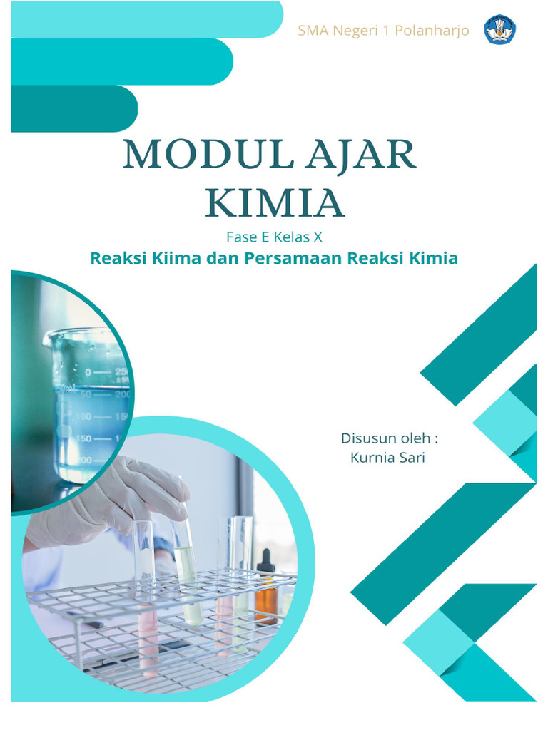 Modul Ajar Persamaan Reaksi Kimia | PDF