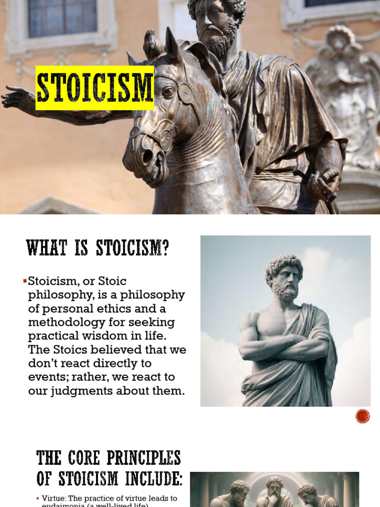 Stoicism Presentation English | PDF