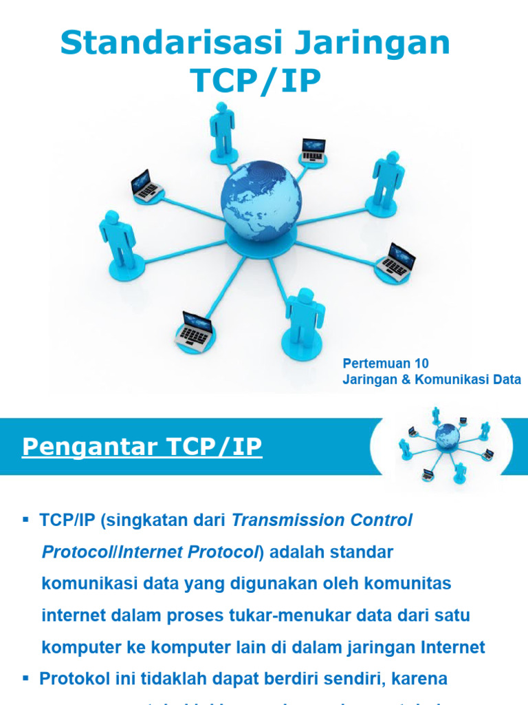Pertemuan10-Standarisasi Jaringan TCP-IP | PDF