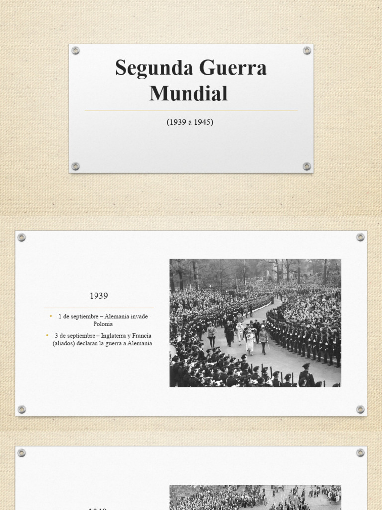 Segunda Guerra Mundial | PDF | Aliados de la Segunda Guerra Mundial ...
